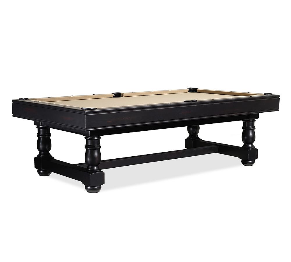 Turned-Leg Pool Table with Table Tennis Top | Pottery Barn