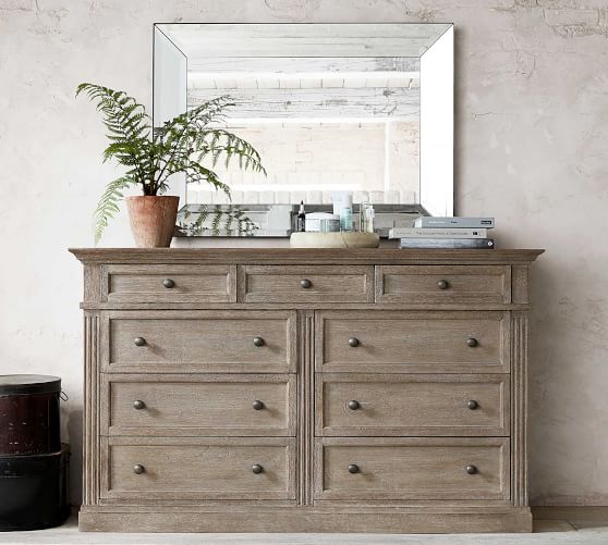 Beveled Glass Frame Mirror | Pottery Barn