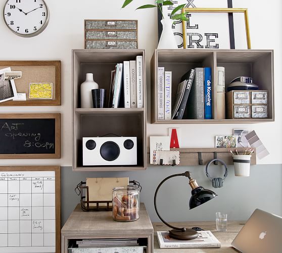 Mission Modular System Collection, 18" Wall Cabinet | Pottery Barn