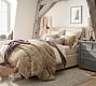 Raleigh Upholstered Square Storage Bed | Pottery Barn