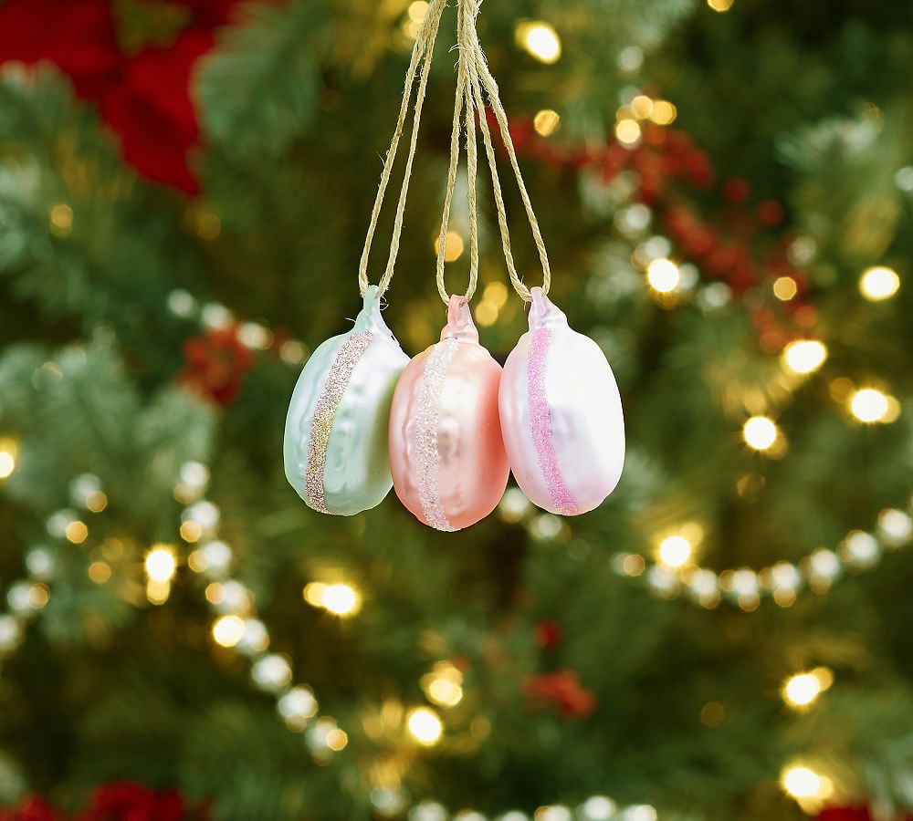 Sweet Treats Ornaments, Mixed Set of 3 | Pottery Barn