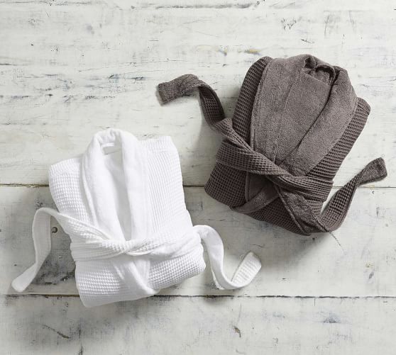 Waffle Weave Resort Robe | Pottery Barn