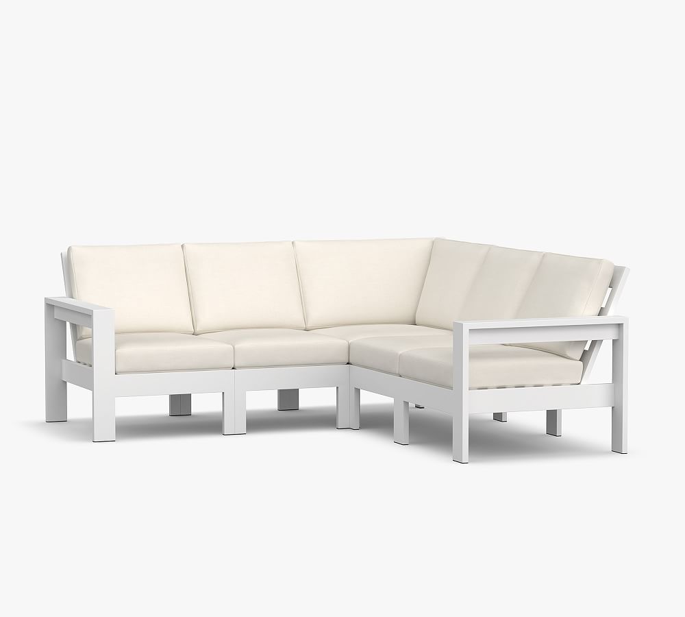 Build Your Own - Malibu Metal Outdoor Sectional Components | Pottery Barn