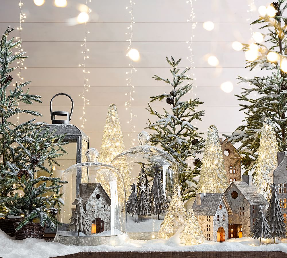 Curtain Rain String Lights | Pottery Barn
