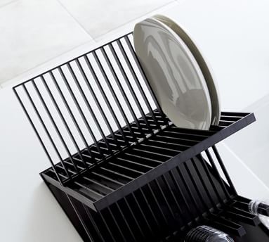OPEN BOX: Yamazaki Tower Dish Drying Rack | Pottery Barn