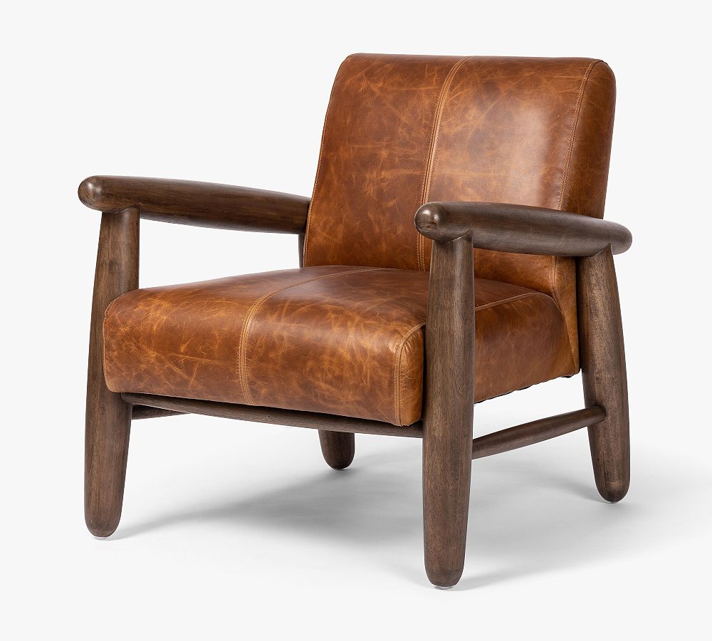 Westan Leather Armchair | Pottery Barn