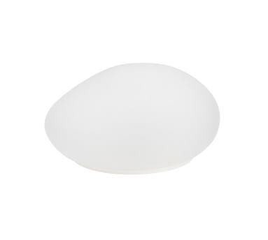 Lit Outdoor Frosted Glass Stone | Pottery Barn