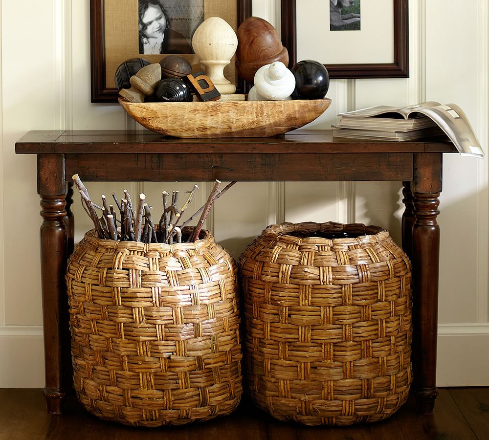 Harper Barrel Basket | Pottery Barn