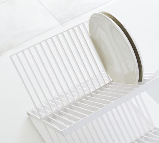 Yamazaki Tower Dish Drying Rack | Pottery Barn