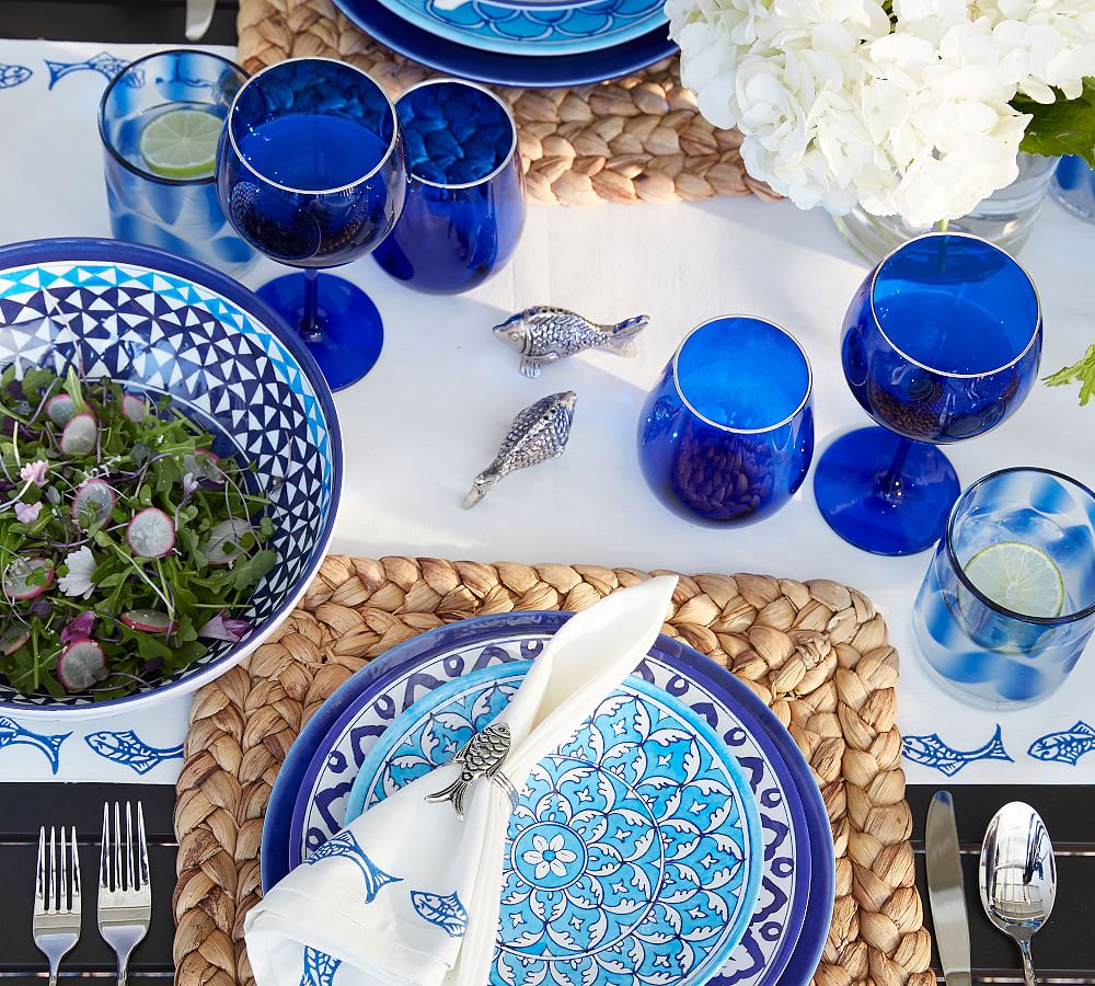 Happy Hour Metallic Rim Drinkware Collection | Pottery Barn