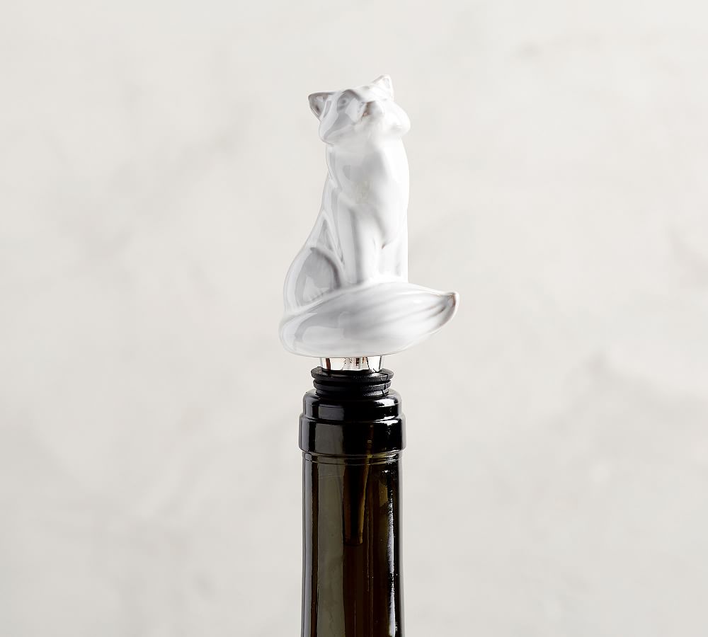Fox Wine Stopper| Wine Accessories | Pottery Barn