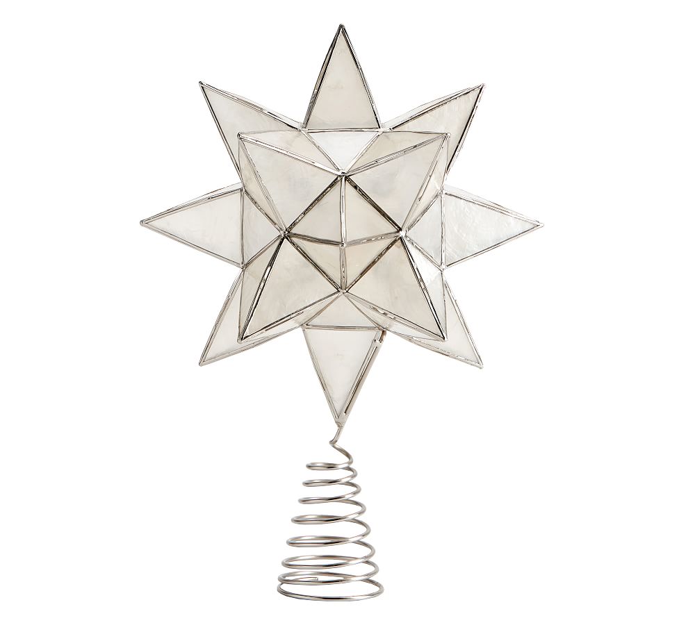 Capiz Star Tree Topper | Pottery Barn