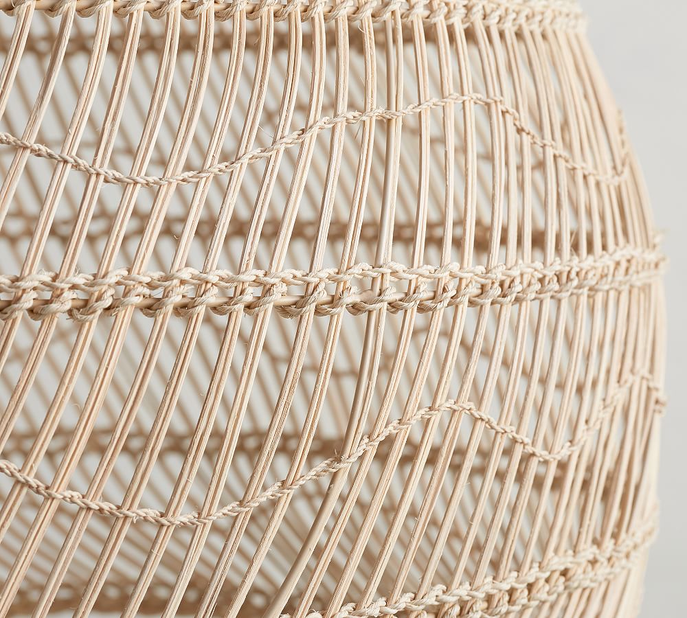 Flora Rattan Pendant | Pottery Barn