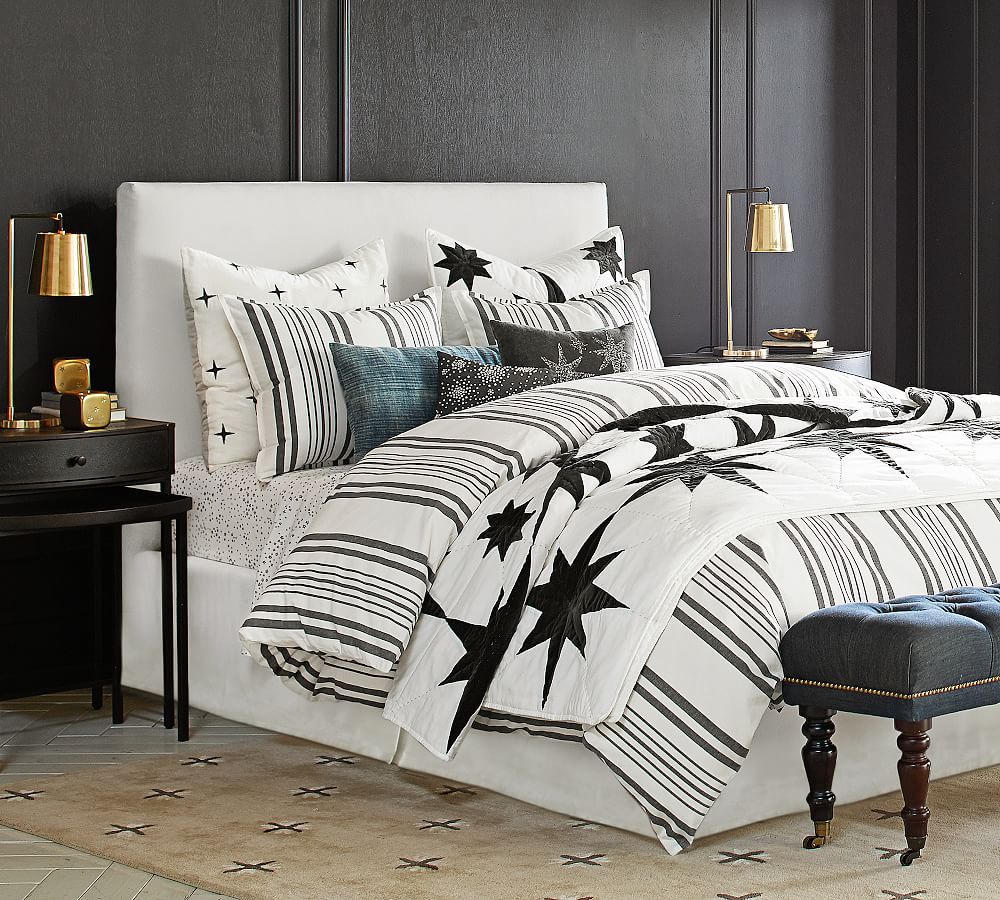 The Emily & Meritt Star Burst Cotton Pillowcases | Pottery Barn
