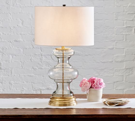 Jasmine Glass Table Lamp | Pottery Barn