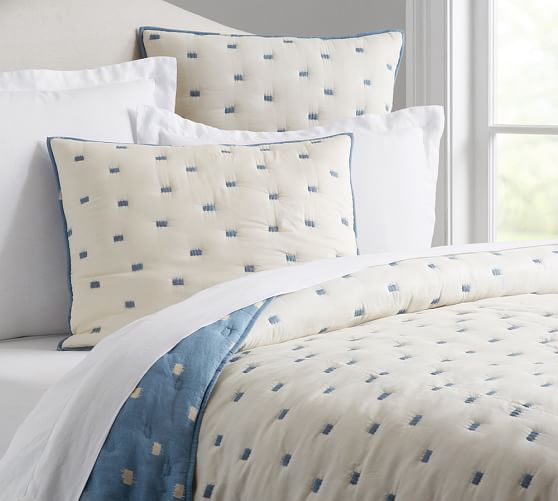Tia Reversible Quilt & Sham | Pottery Barn