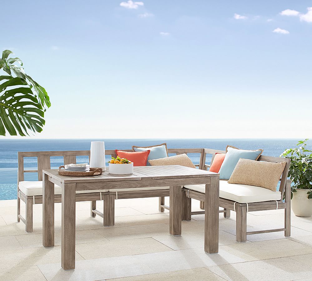 Indio Eucalyptus Extending Outdoor Dining Table | Pottery Barn