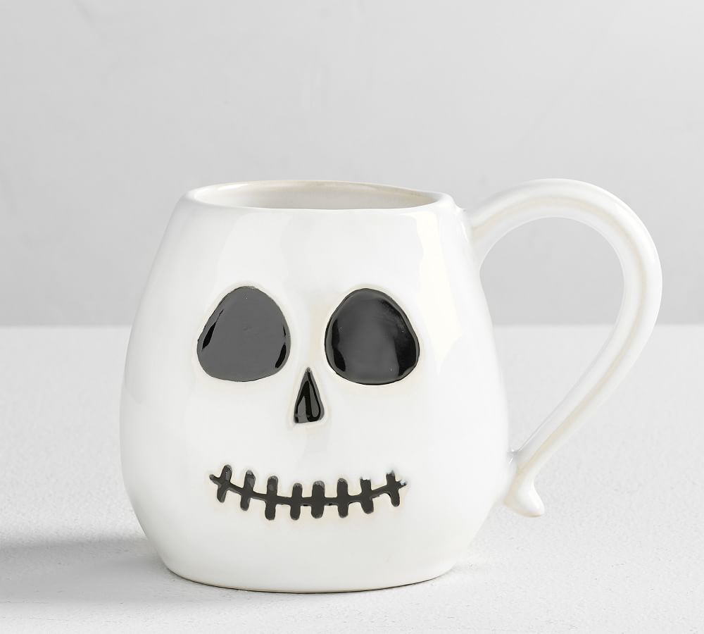Skeleton Coffee Mug | Pottery Barn