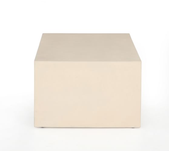 Concrete Rectangular Coffee Table | Pottery Barn