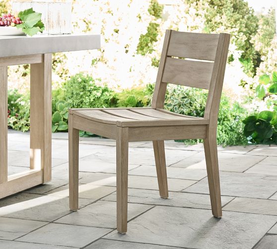 Indio Modern Outdoor Dining Side Chair, Set of 2 | Pottery Barn