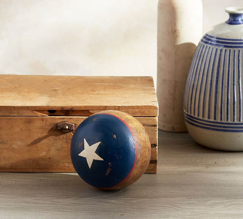 Vintage Liberty Star Ball | Decorative Objects | Pottery Barn