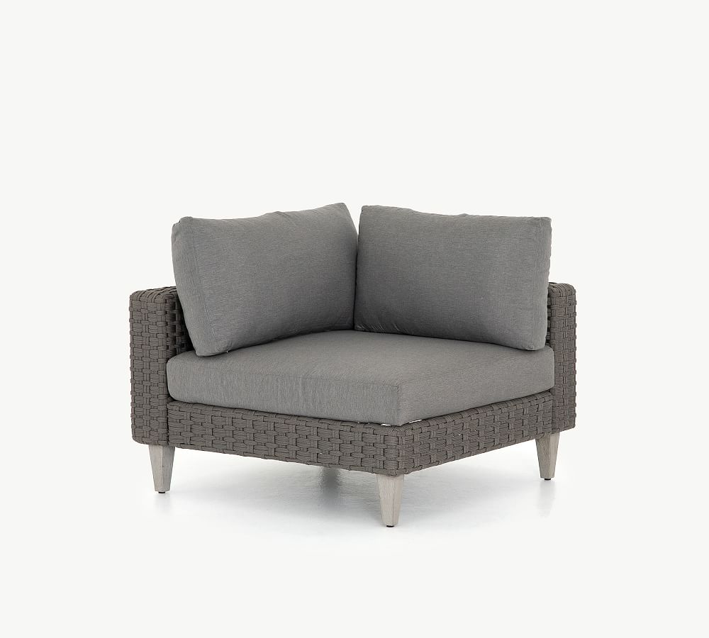 Build Your Own - Vizinni Woven Outdoor Sectional Components | Pottery Barn