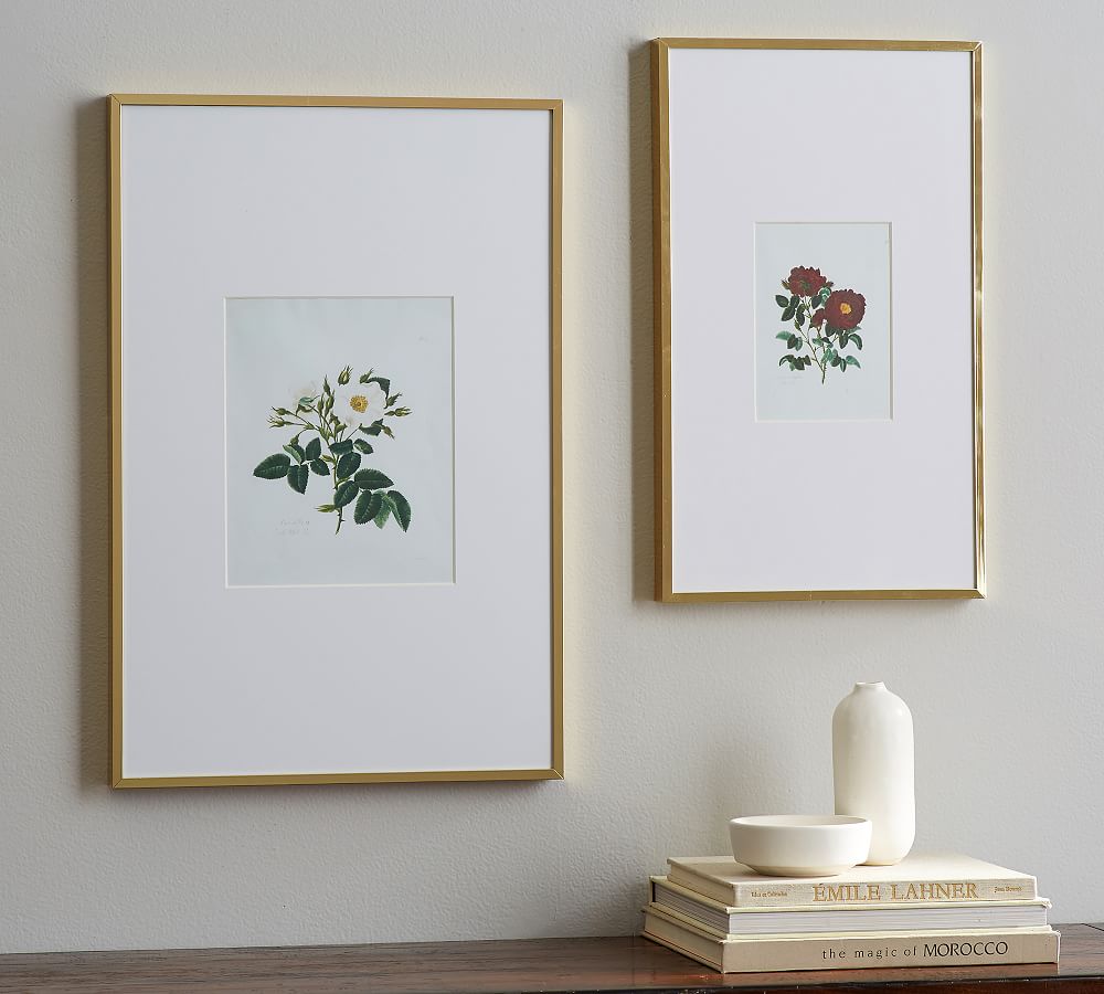 Sophia Thin Profile Frames - Gold | Pottery Barn