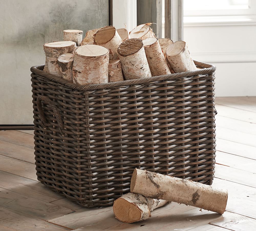 Aubrey Woven Oversized Storage Basket | Pottery Barn