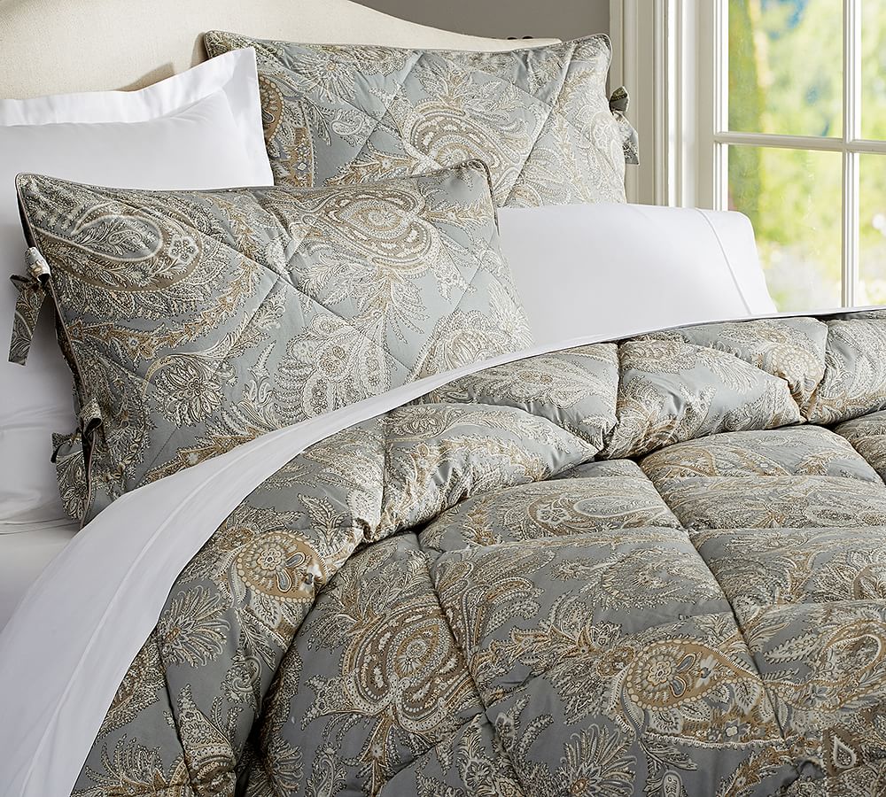 Lewis Paisley Comforter & Shams | Pottery Barn