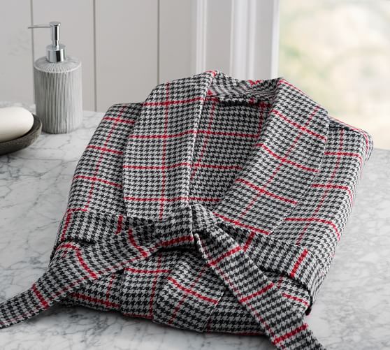 Randall Plaid Men's Robe | Pottery Barn