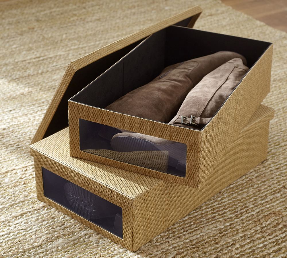 Paloma Collapsible Boot Box | Pottery Barn