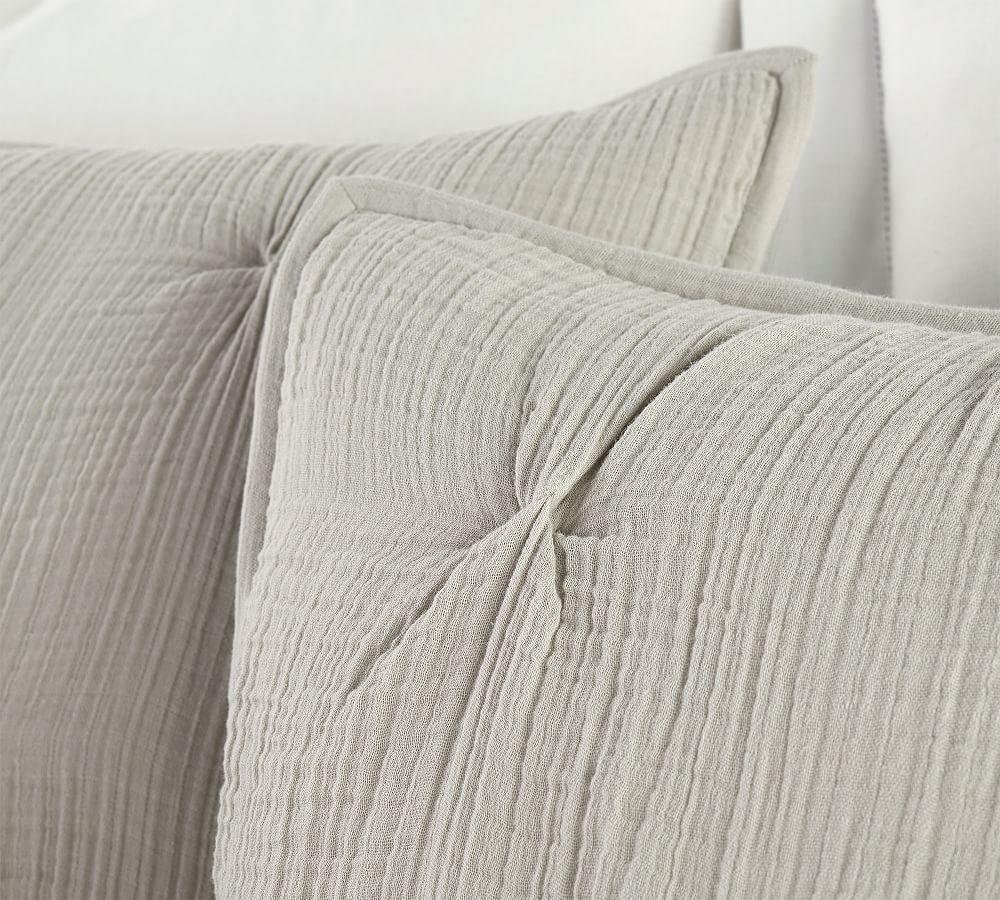 Soft Cotton Handcrafted Quilted Sham | Pottery Barn