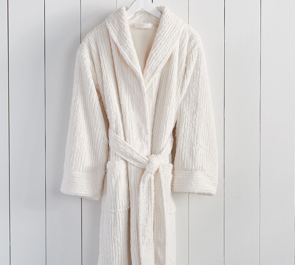 Furry Knit Robe | Pottery Barn