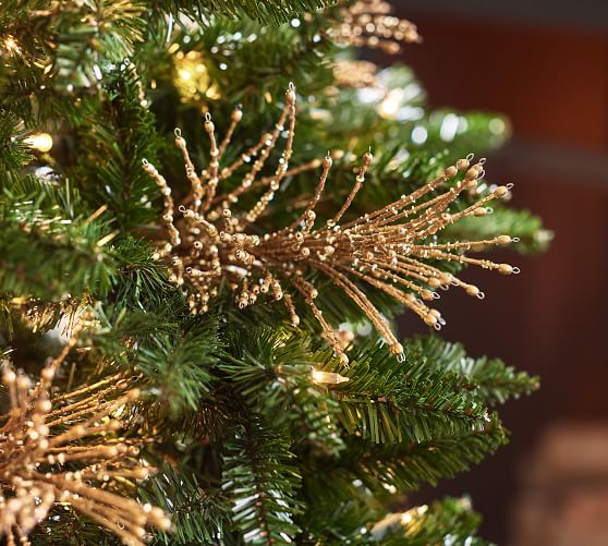 Gold Beaded Branch | Pottery Barn