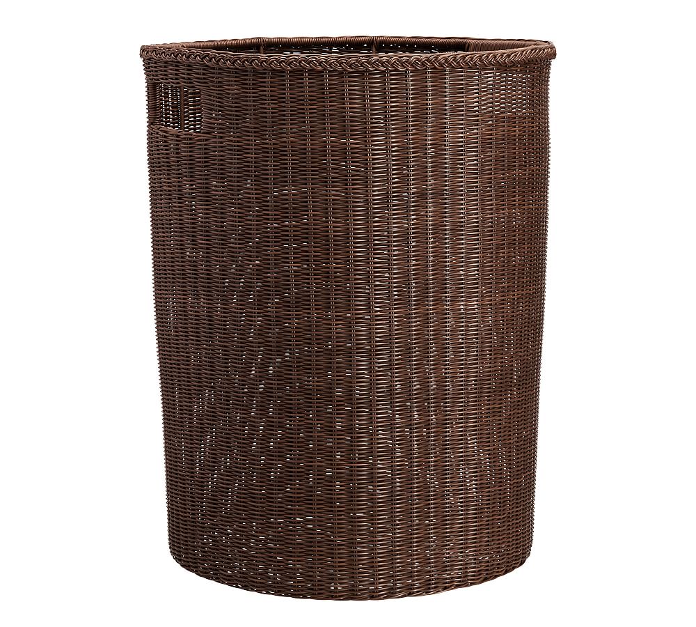 Palmetto Outdoor Storage Baskets - Honey | Pottery Barn