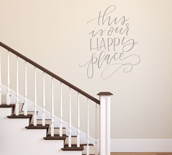 This Is Our Happy Place Removable Wall Decal | Pottery Barn