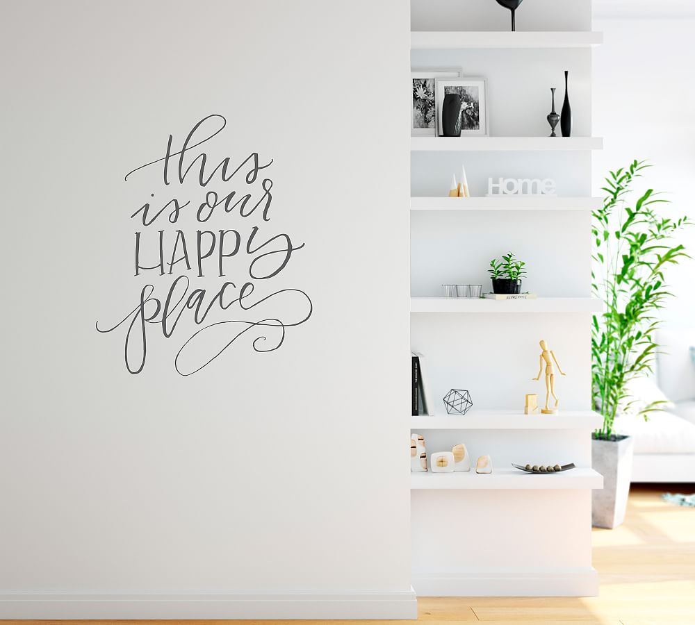 This Is Our Happy Place Removable Wall Decal | Pottery Barn