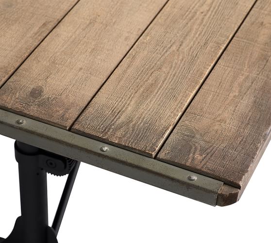 Pittsburgh Rectangular Crank Coffee Table | Pottery Barn