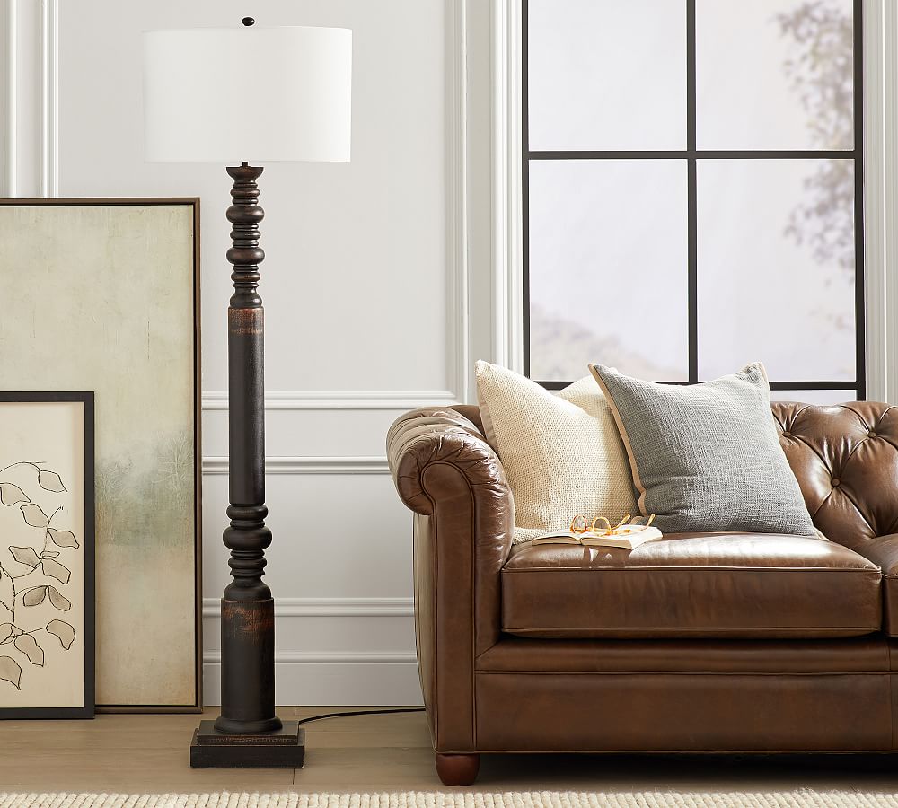 Textured Gallery Straight Sided Shade | Pottery Barn