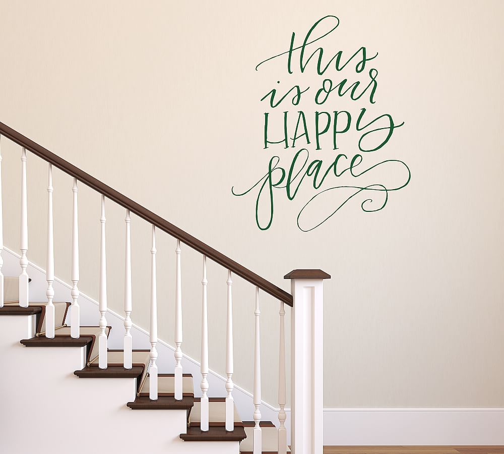 This Is Our Happy Place Removable Wall Decal | Pottery Barn
