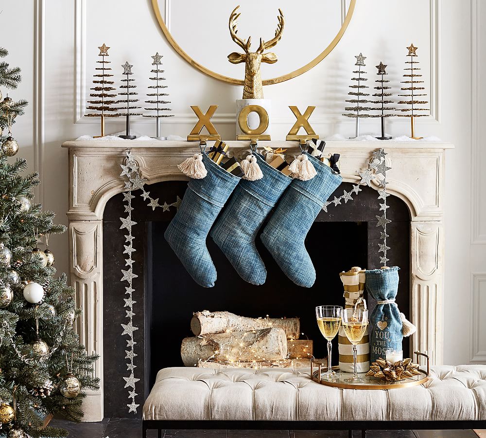 The Emily & Meritt Xo Stocking Holder | Pottery Barn