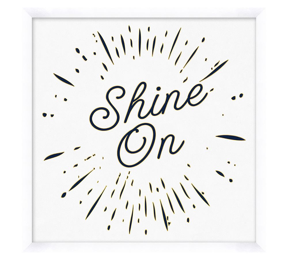 Shine On Framed Print | Pottery Barn
