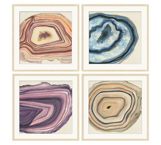 Agate Colors Paper Print | Pottery Barn