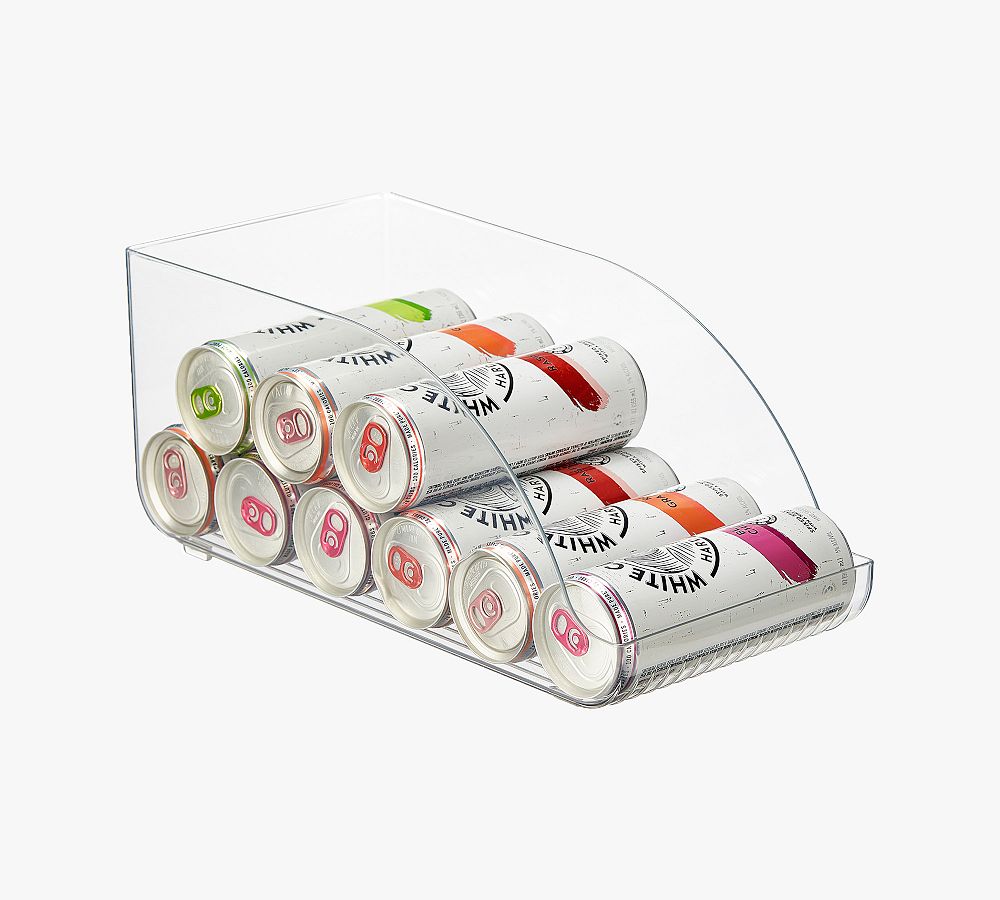 Clear Plastic Storage Bottle & Can Bin Sets | Pottery Barn