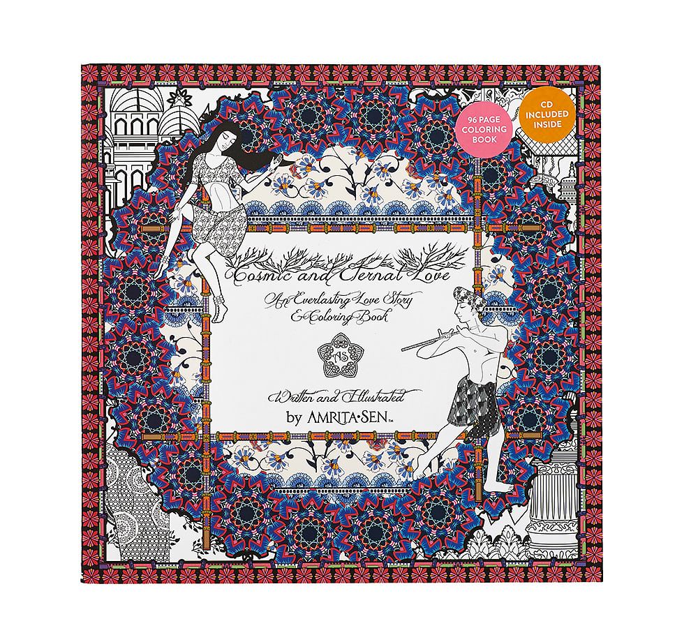 Cosmic & Eternal Love by Amrita Sen Coloring Book & Pencils | Pottery Barn