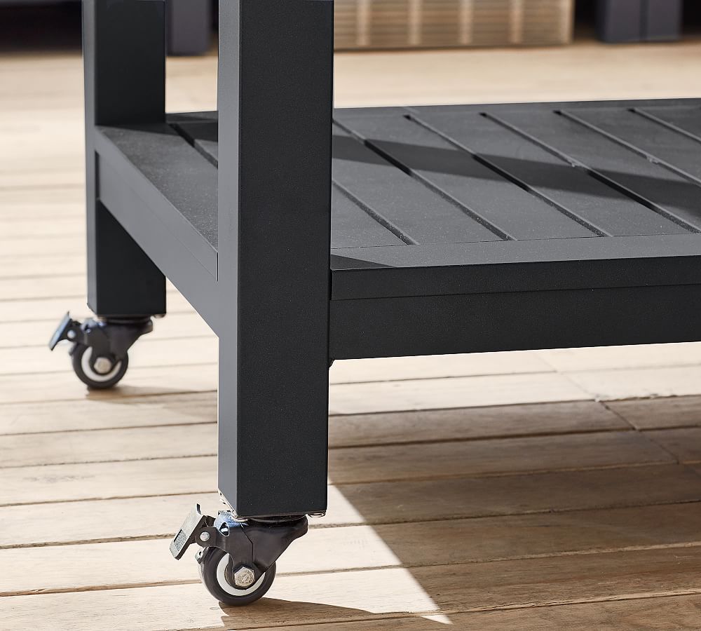 Indio Metal Outdoor Kitchen Island | Pottery Barn
