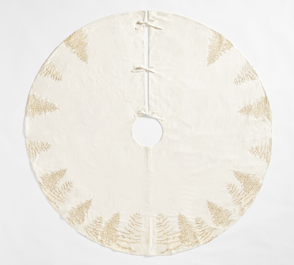 Rustic Forest Tree Skirt | Pottery Barn