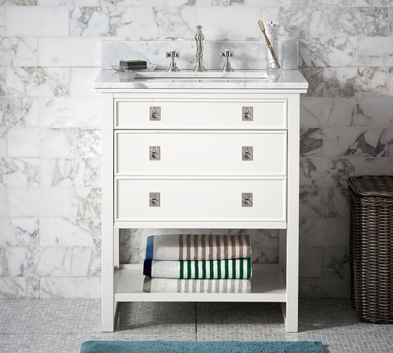 Gannon Single Sink Mini Console | Pottery Barn