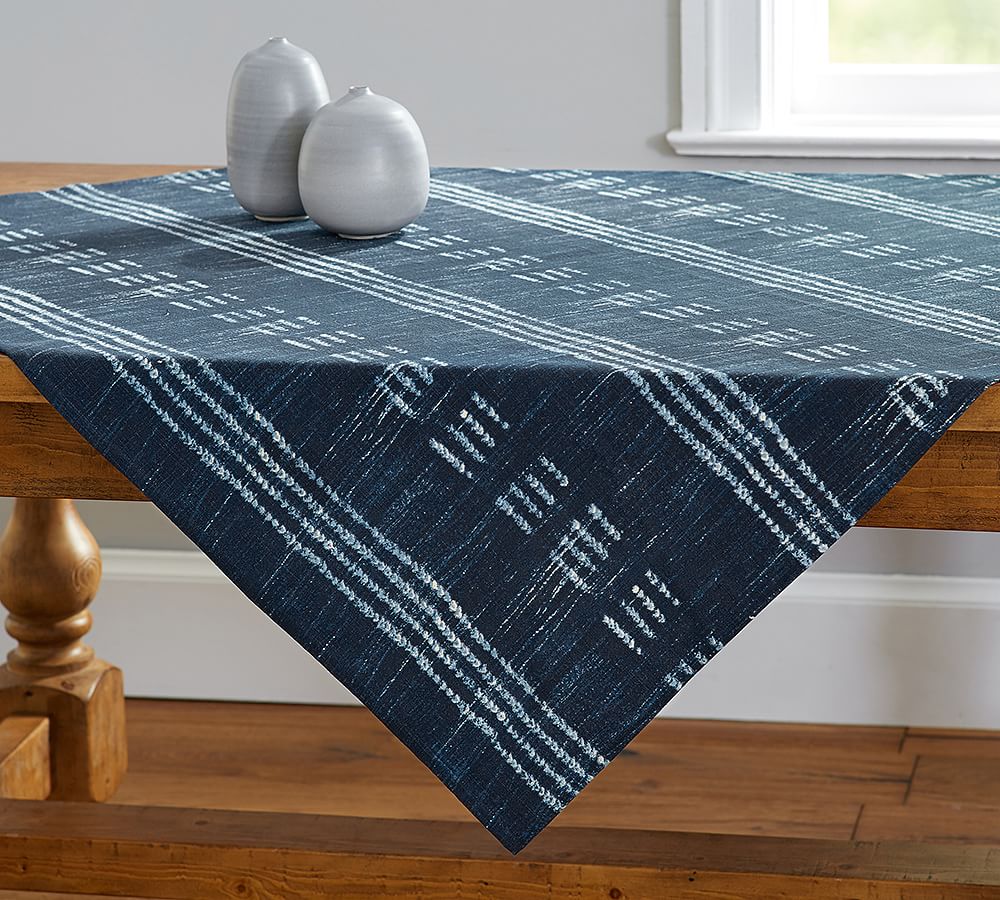 Shibori Dot Table Throw | Pottery Barn