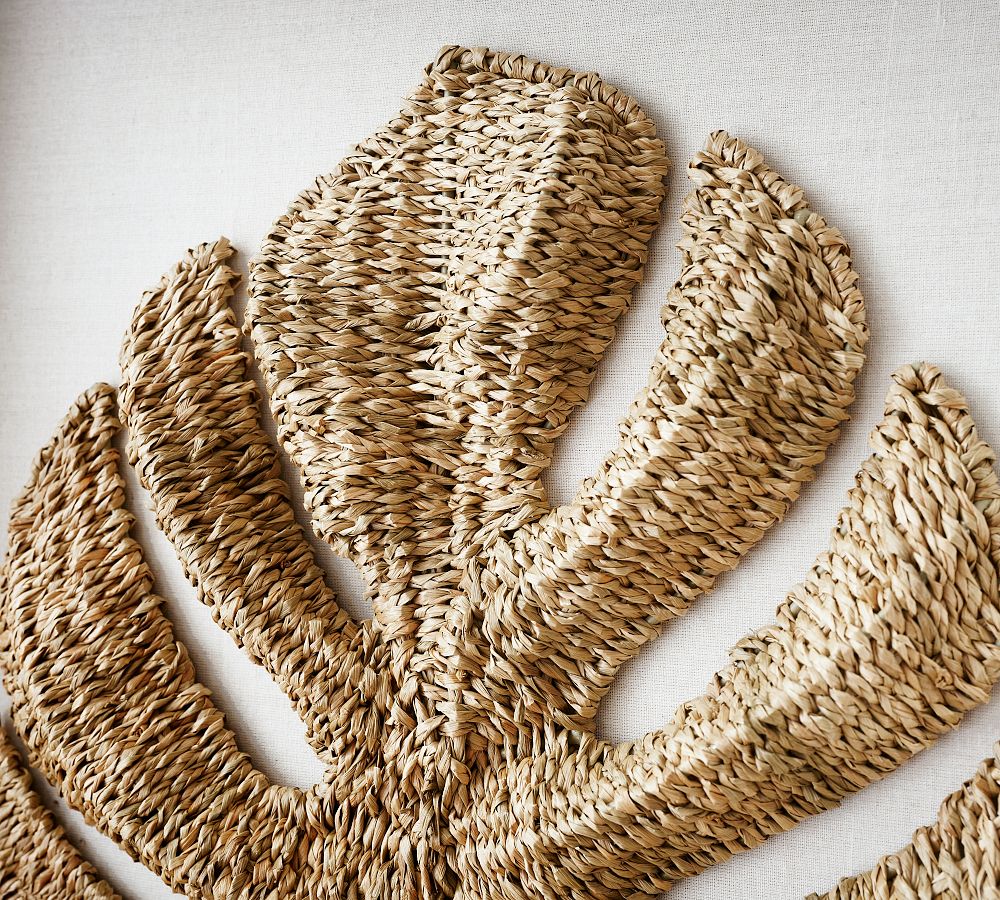 Woven Leaf Shadow Box | Pottery Barn